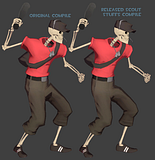 Skeleton Scout V.2 | Team Fortress 2 Skin Mods