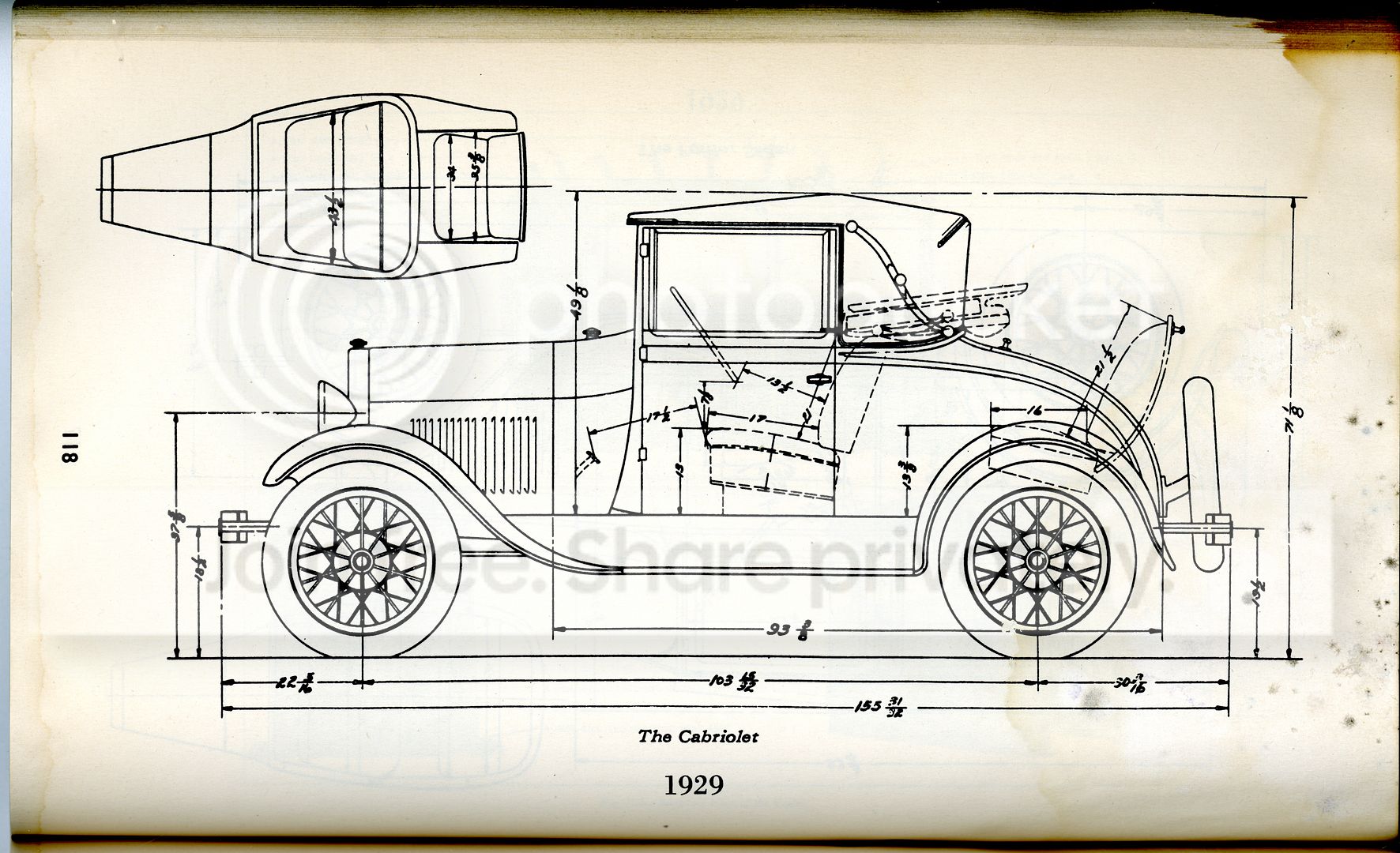 model A coupe or pick up dimensions | The H.A.M.B.