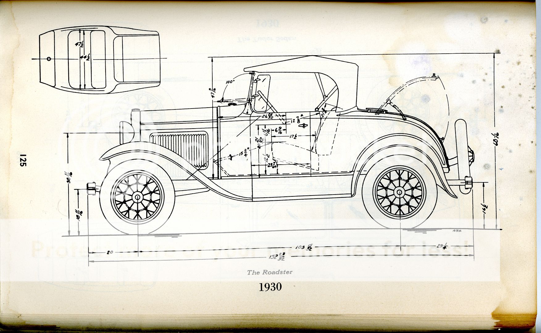 model A coupe or pick up dimensions | The H.A.M.B.