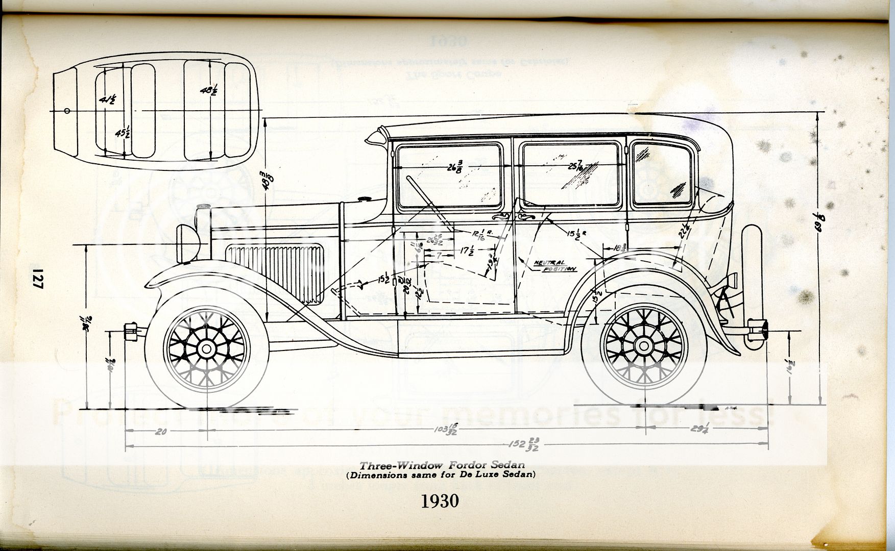 model A coupe or pick up dimensions | The H.A.M.B.