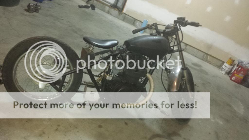 Honda CB450 frame with CM400 engine | Honda Twins