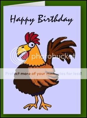 BZ Rooster Happy Birthday | 365 Birthday